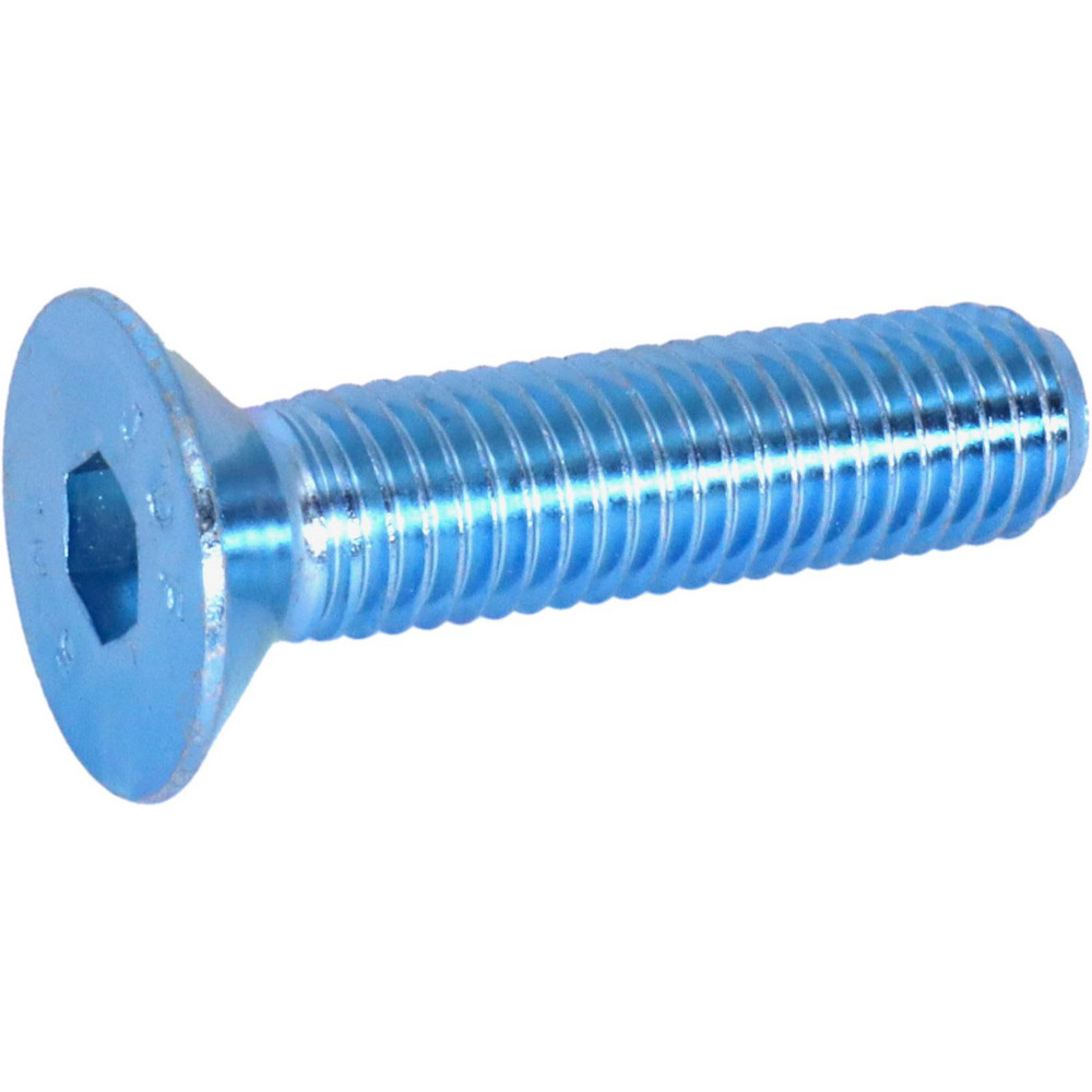 Value Collection - Flat Socket Cap Screw: M8x1.25, 30.00 mm Length Under Head, 10.9 Alloy Steel ...