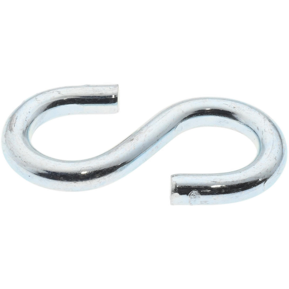 Made in USA - 5/16" Opening, Low Carbon Steel Electrogalvanized S-Hook ...