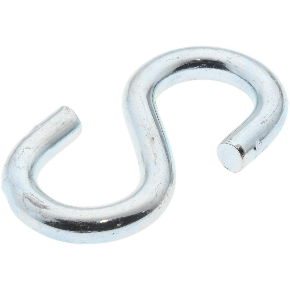 Made in USA - 5/16" Opening, Low Carbon Steel Electrogalvanized S-Hook ...