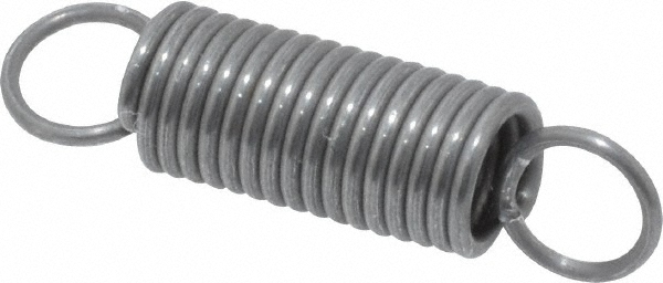 Made in USA - Extension Spring: 1/4" OD, 6.25 lb Max Load, 1.51 ...