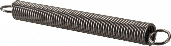 Made in USA - Extension Spring: 5/16" OD, 10.26 lb Max Load, 5.33 ...