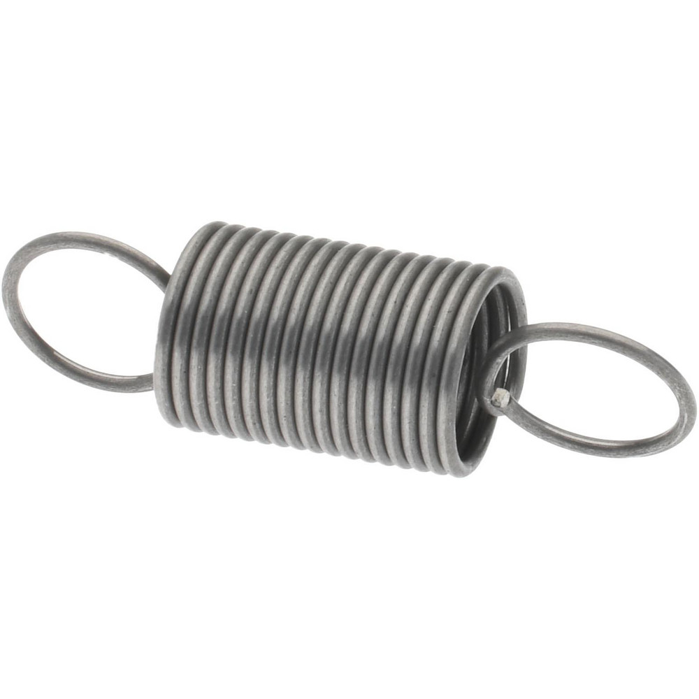 Made in USA - Extension Spring: 3/8" OD, 4.02 lb Max Load, 2.62 ...