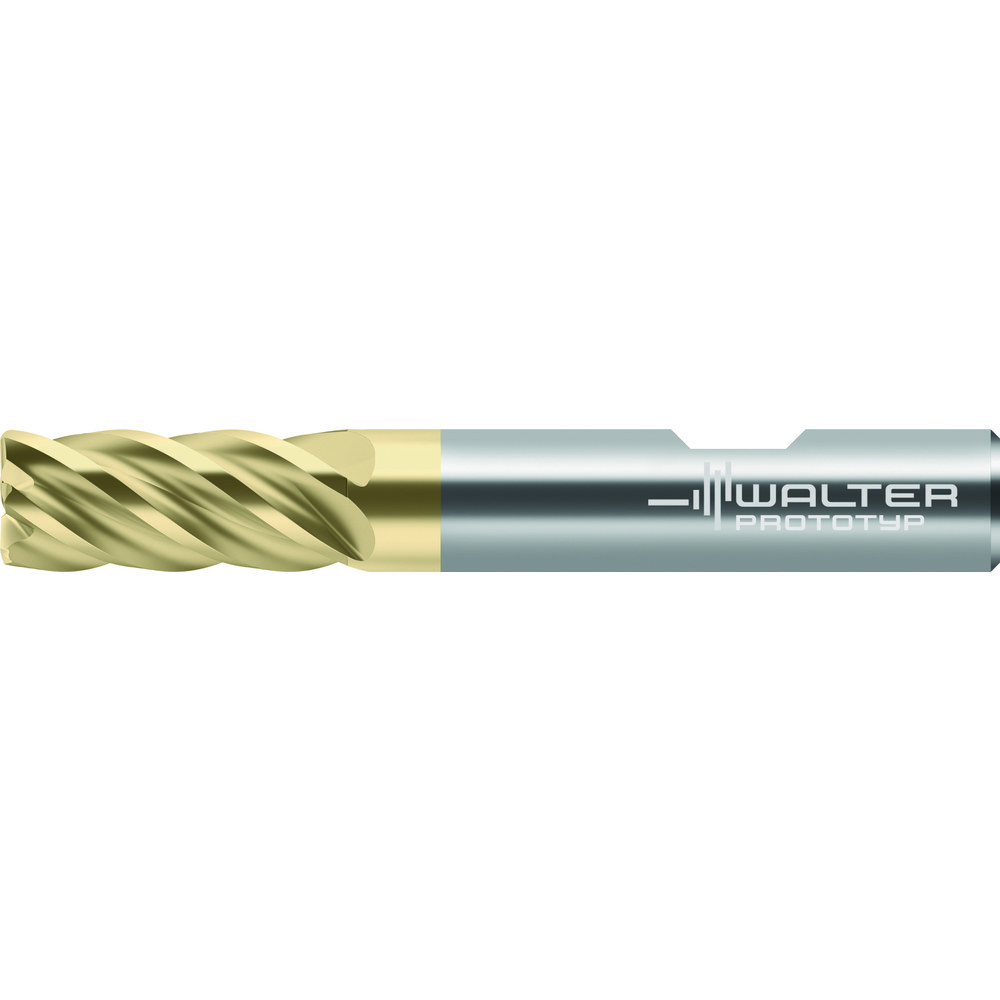 Walter-Prototyp - Corner Radius End Mill: 8.00 mm Dia, 19.00 mm LOC, 0. ...