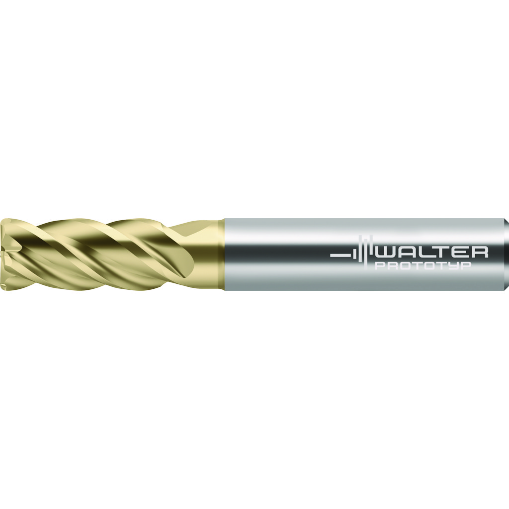 Walter-Prototyp - Corner Radius End Mill: 5/8" Dia, 25.72 mm LOC, 0.76 ...
