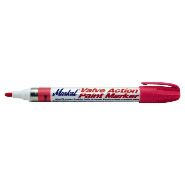 Markal - Fluorescent Pink Paint Marker - 43475185 - MSC Industrial Supply