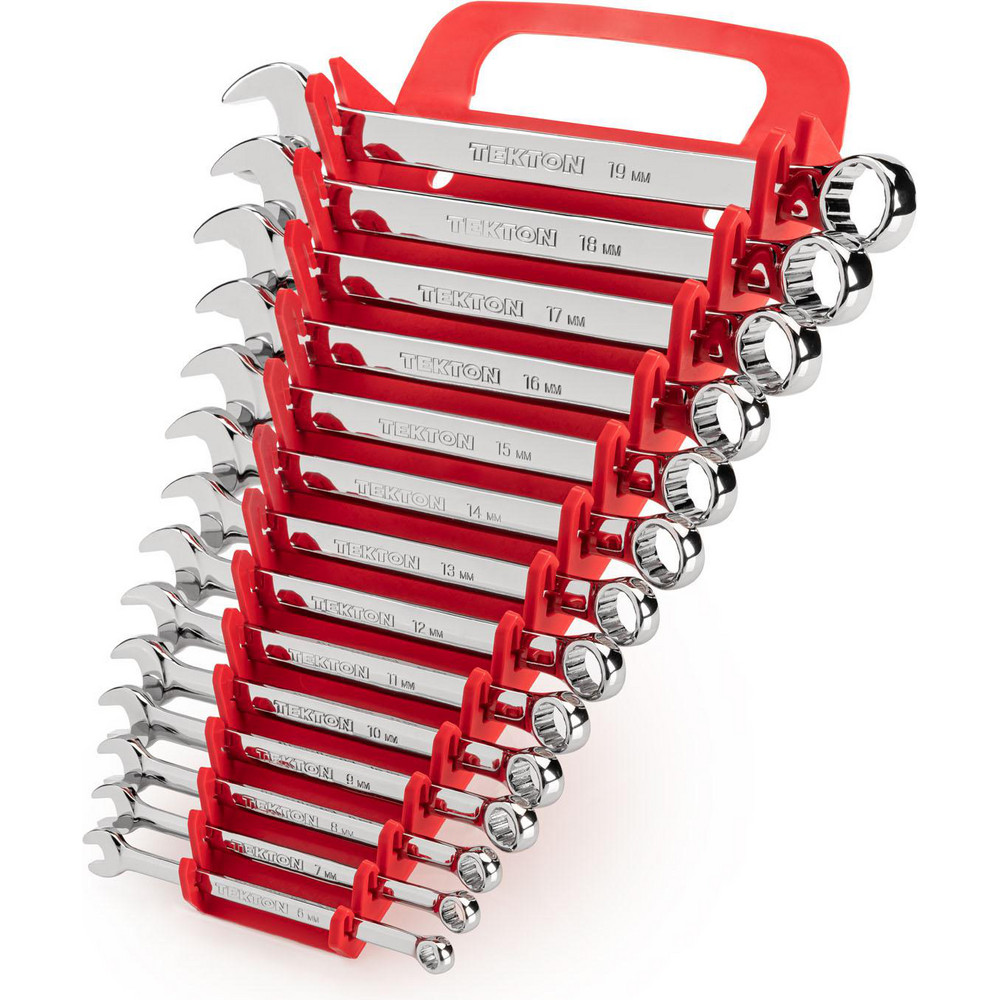 Tekton - Combination Wrench Set: 14 Pc, 6 mm - 19 mm Wrench, Metric ...