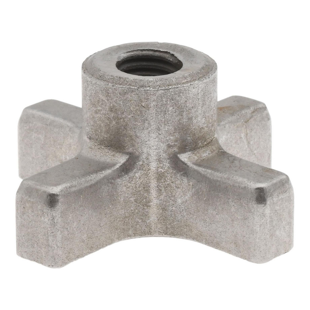 Made in USA - Quick Acting Hand Knob: 2" Head Dia, 4-Point, Steel, Black | MSC Direct