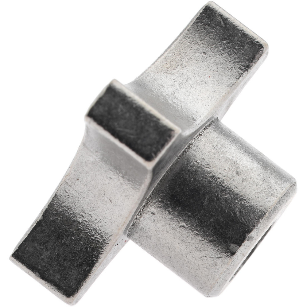 Made in USA - Quick Acting Hand Knob: 2-1/2" Head Dia, 4-Point, Steel, Black | MSC Direct