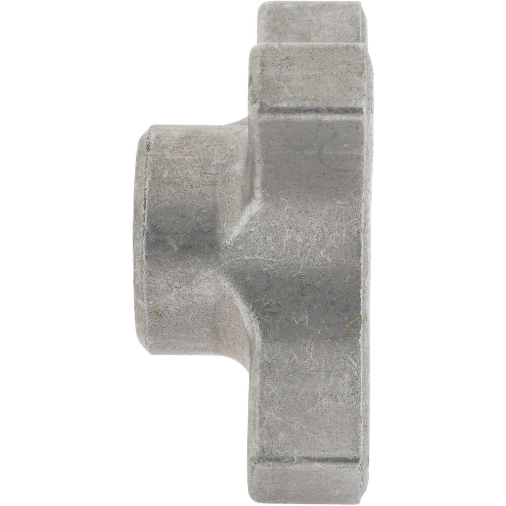 Made in USA - Quick Acting Hand Knob: 3" Head Dia, 4-Point, Steel, Black | MSC Direct