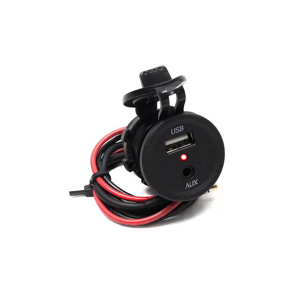 Race Sport - USB/AUX RED SOCKET STYLE CHARGE PORT | MSC Direct