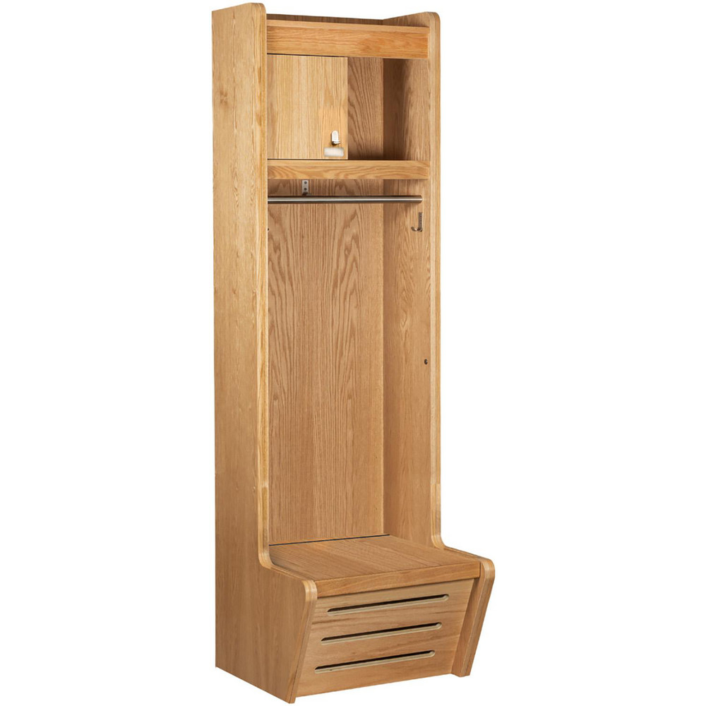 Hallowell - Horizontal Locker: 24" Wide, 24" Deep, 84" High, Padlock ...