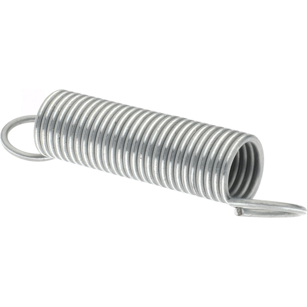 Made in USA - Extension Spring: 15/32" OD, 10.43 lb Max Load, 3-5/8 ...