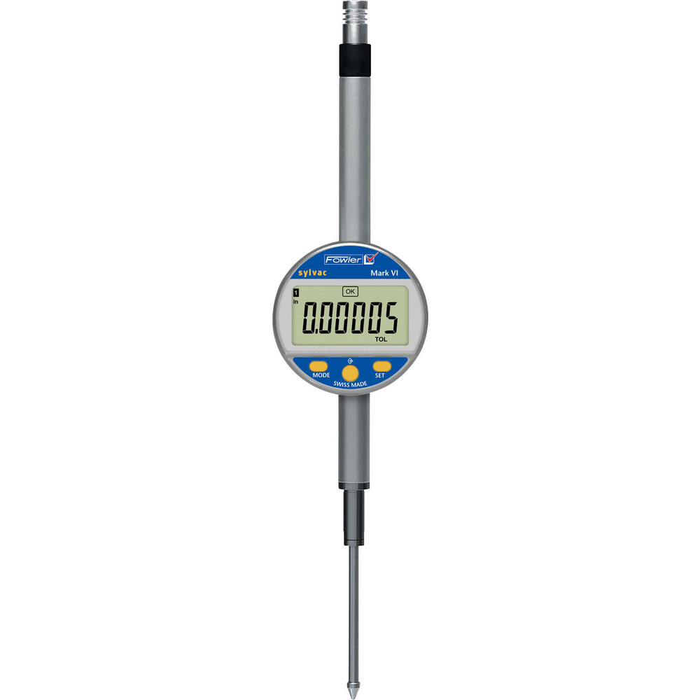 Fowler - Electronic Test Indicator: 100.00 mm Max, 0.00024" Accuracy ...