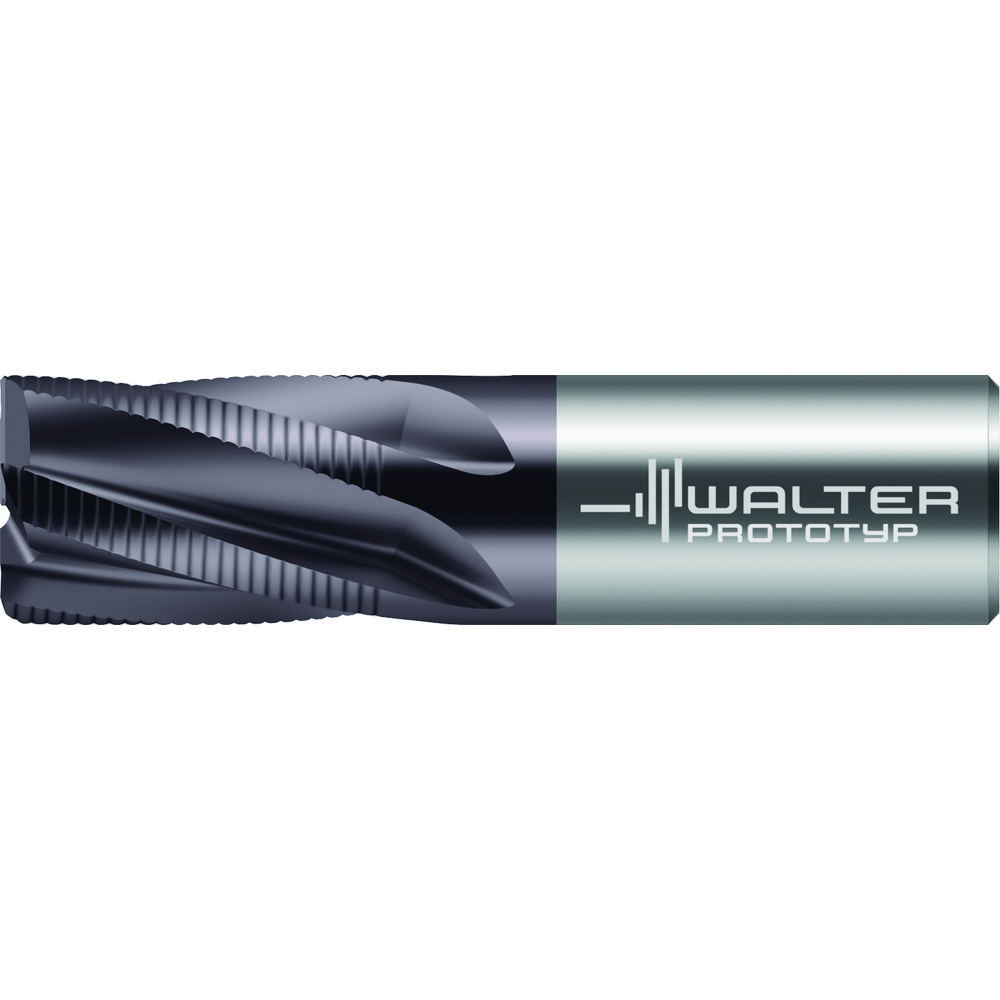 Walter-Prototyp - Roughing End Mill: 1" Dia, 5 Flute, Single End, Solid ...