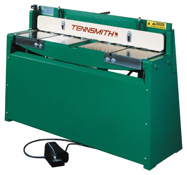 Tennsmith - Pneumatic Floor Shear: 37" Shear Length, 16 ga Mild Steel ...