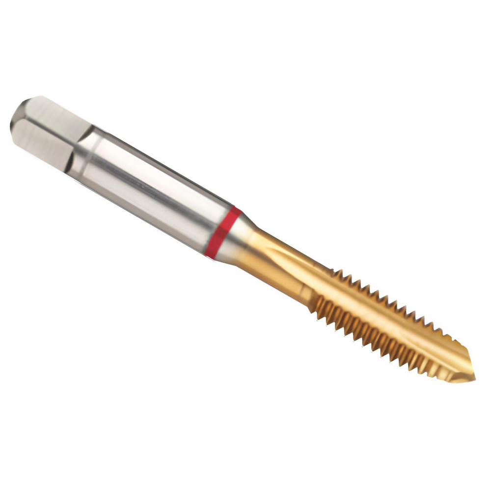 Guhring - Spiral Point Tap: #6-40 UNF, 3 Flutes, Plug Chamfer, 2B Class of Fit, HSS, TiN Coated ...