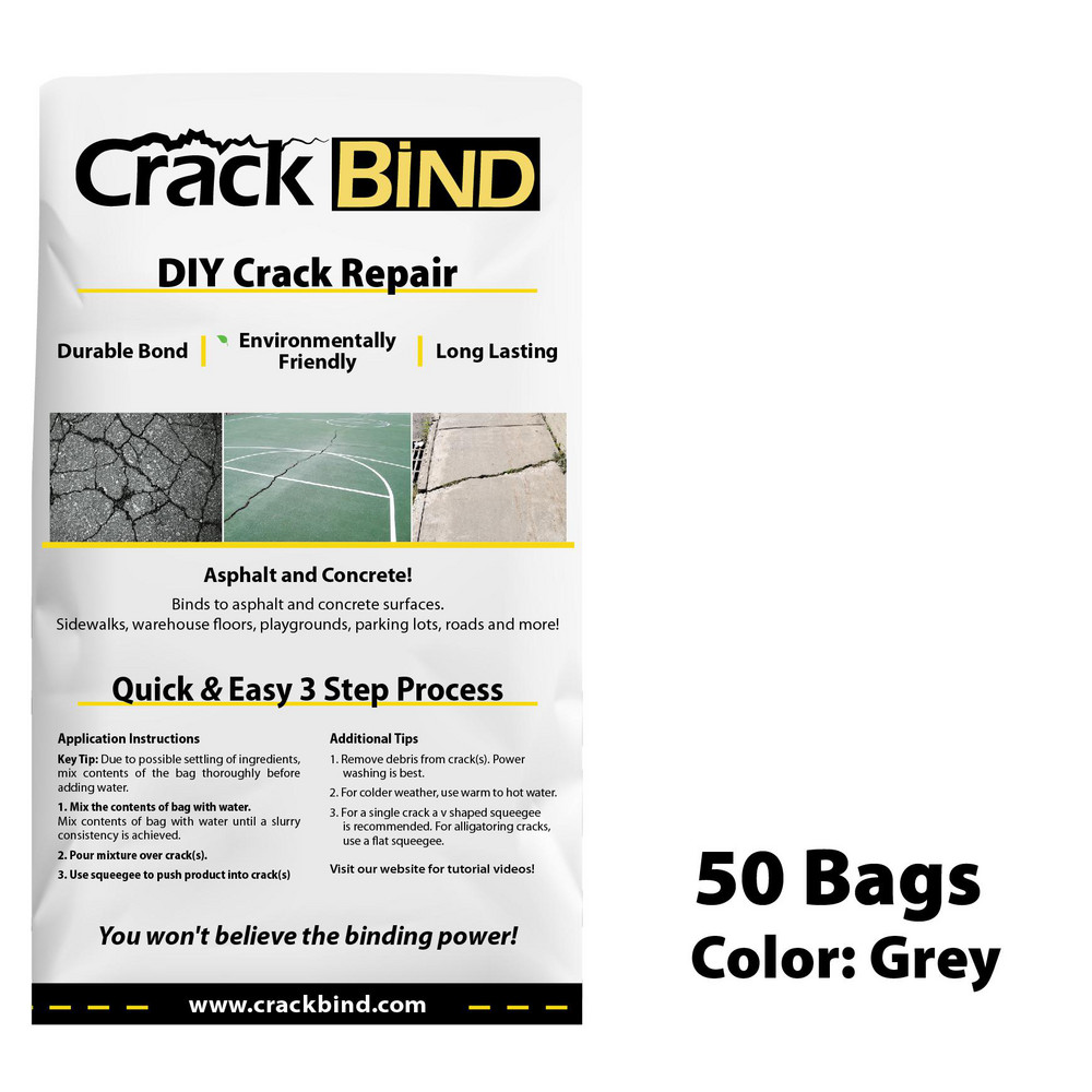 Crack Bind - Asphalt Patch, Concrete Repair & Pothole Patch: 30 lb Bag ...