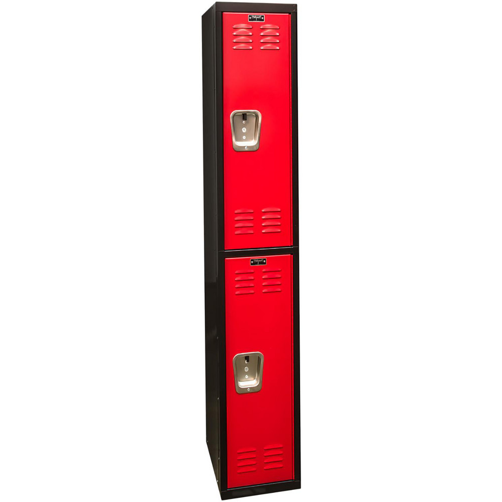 Hallowell - Horizontal Locker: 12" Wide, 18" Deep, 78" High, Latch ...