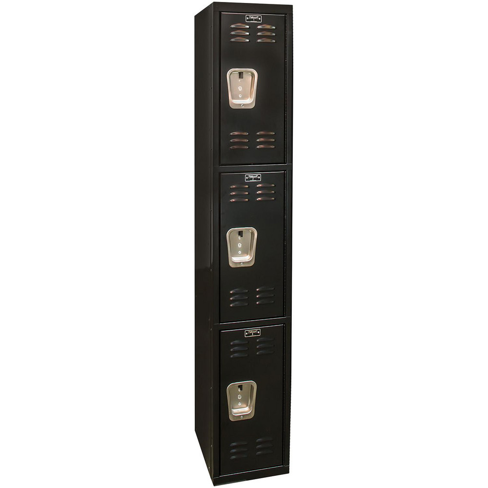 Hallowell - Horizontal Locker: 12" Wide, 18" Deep, 78" High, Latch ...