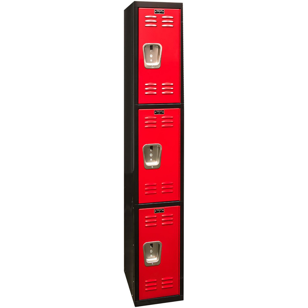 Hallowell - Horizontal Locker: 12" Wide, 18" Deep, 78" High, Latch ...