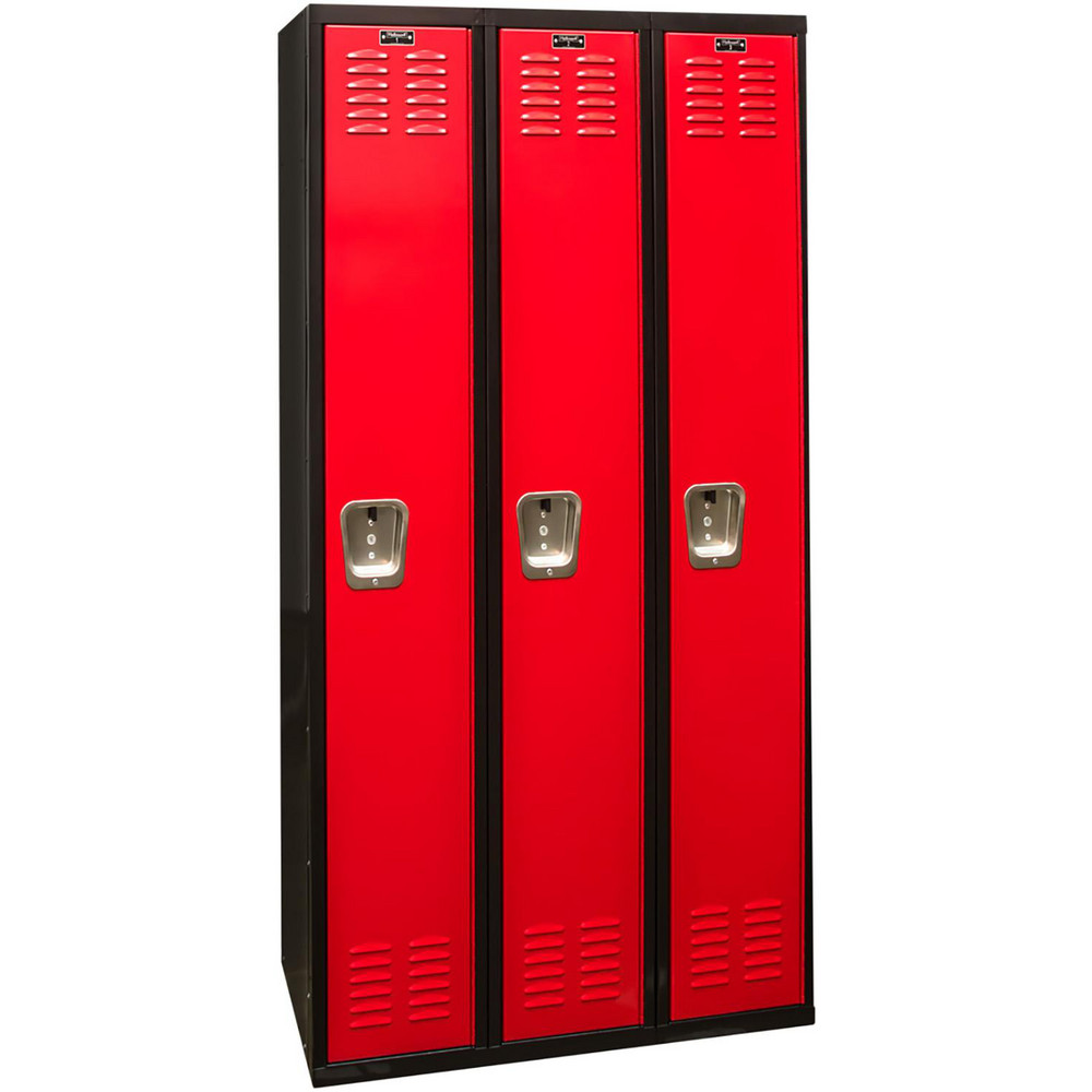 Hallowell - Horizontal Locker: 36" Wide, 18" Deep, 72" High, Latch ...