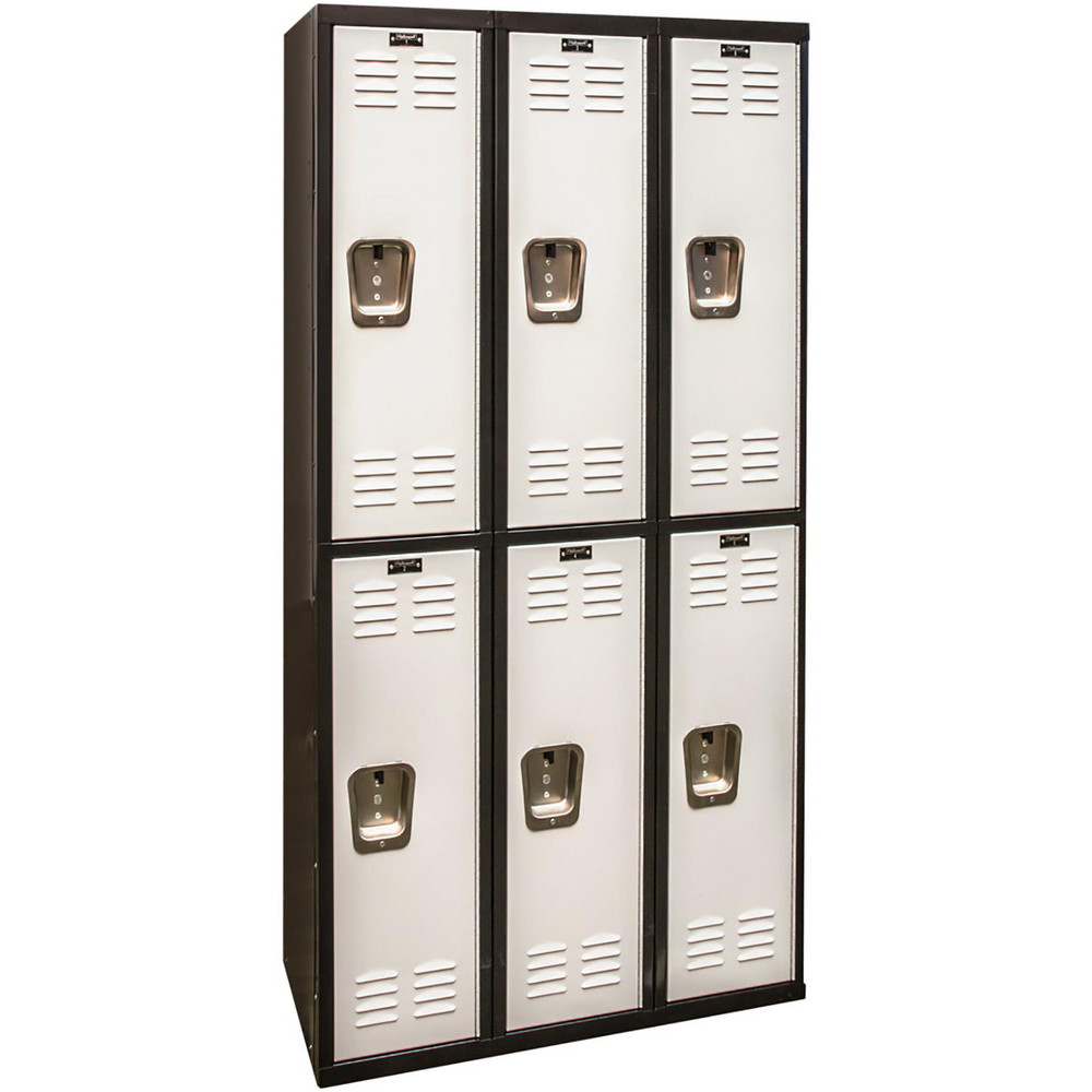 Hallowell - Horizontal Locker: 36" Wide, 18" Deep, 72" High, Latch ...