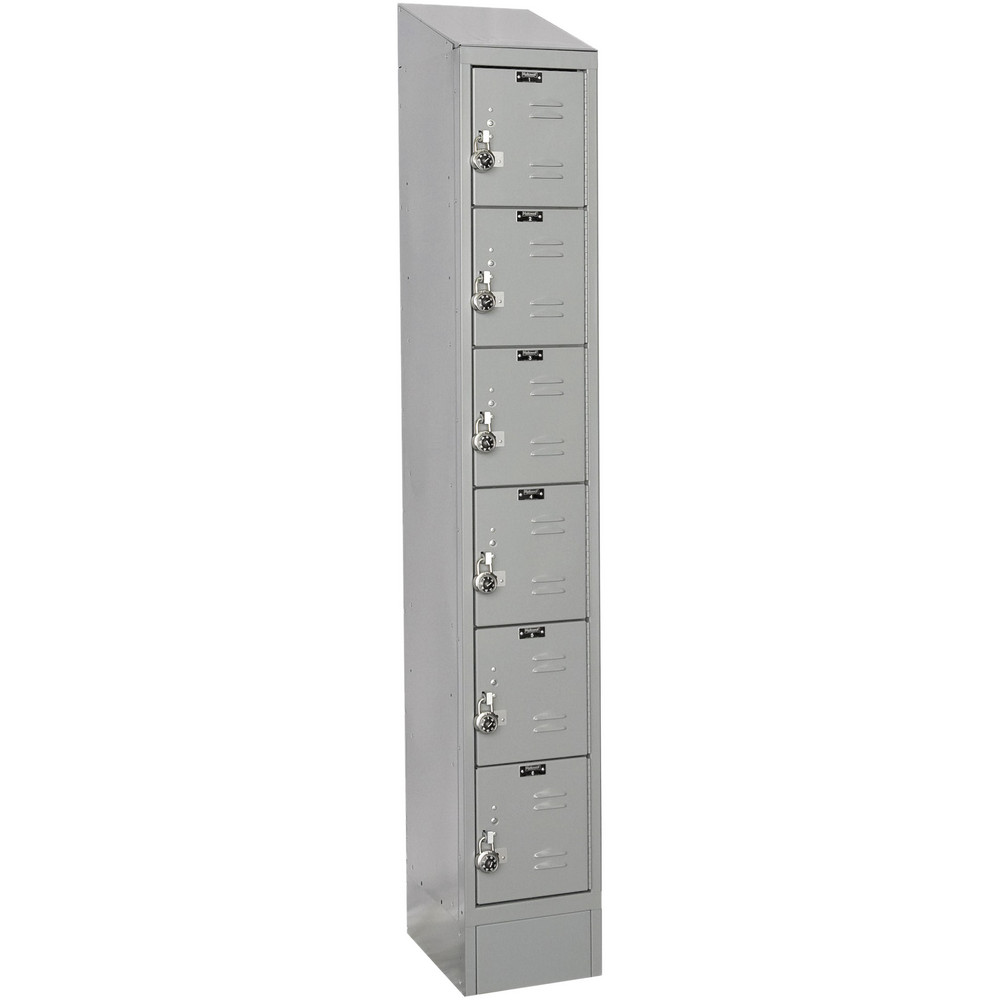 Hallowell - Horizontal Locker: 12" Wide, 18" Deep, 78" High, Padlock ...