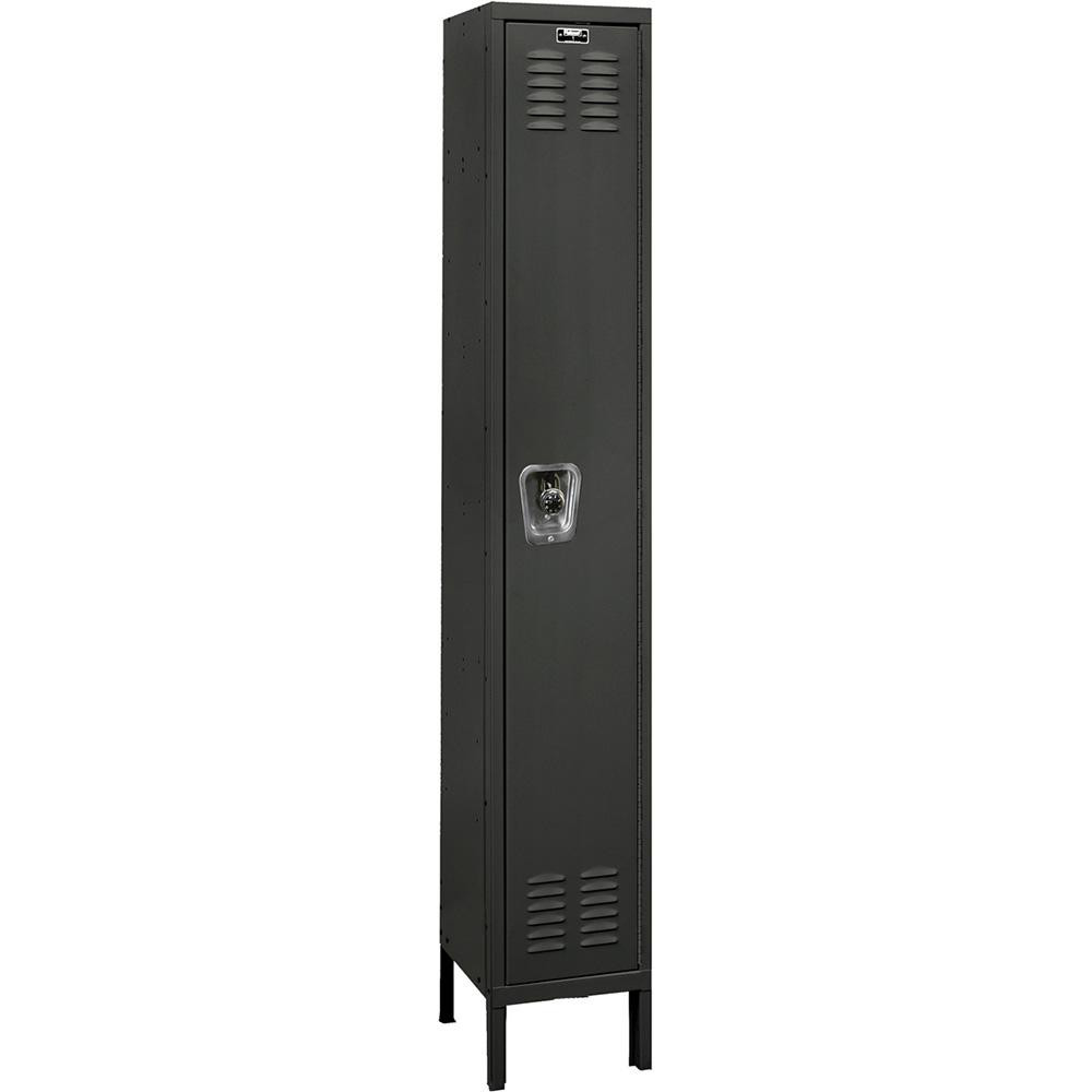 Hallowell - Horizontal Locker: 12" Wide, 15" Deep, 78" High, Latch ...