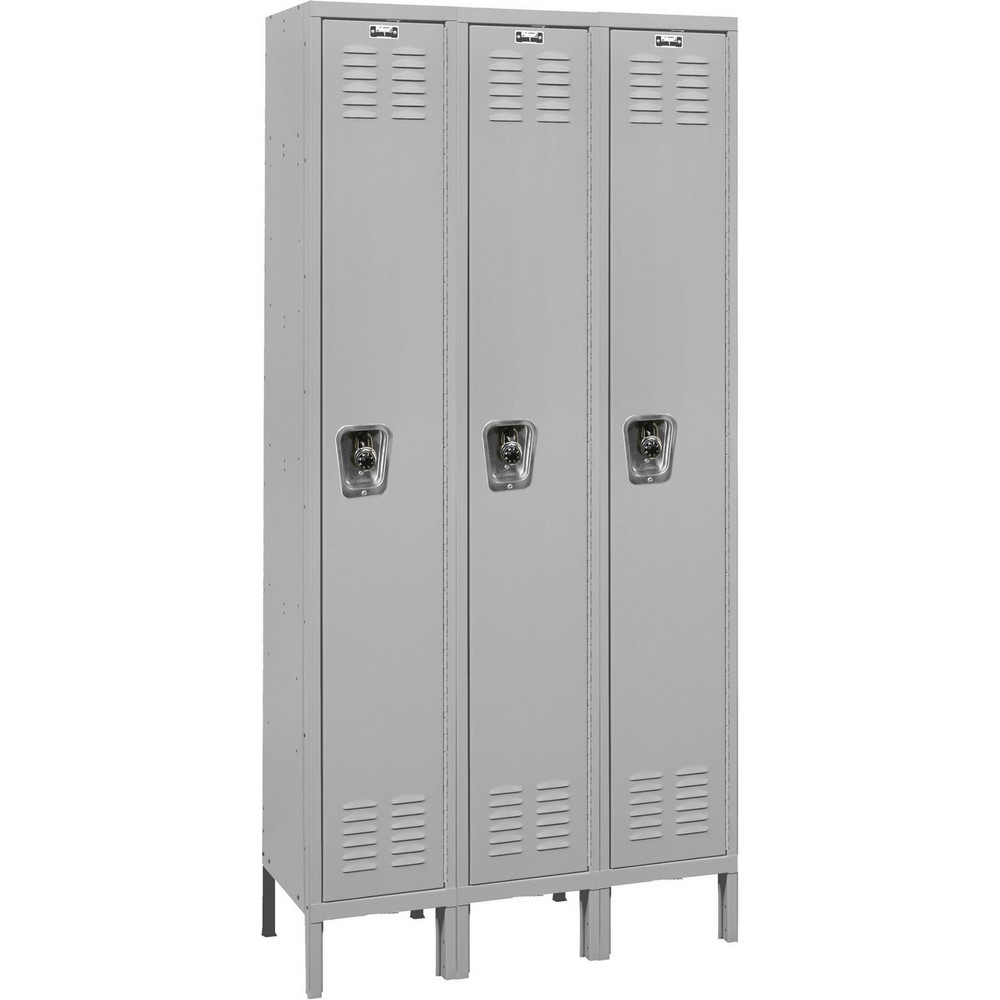 Hallowell - Horizontal Locker: 36" Wide, 15" Deep, 78" High, Latch ...