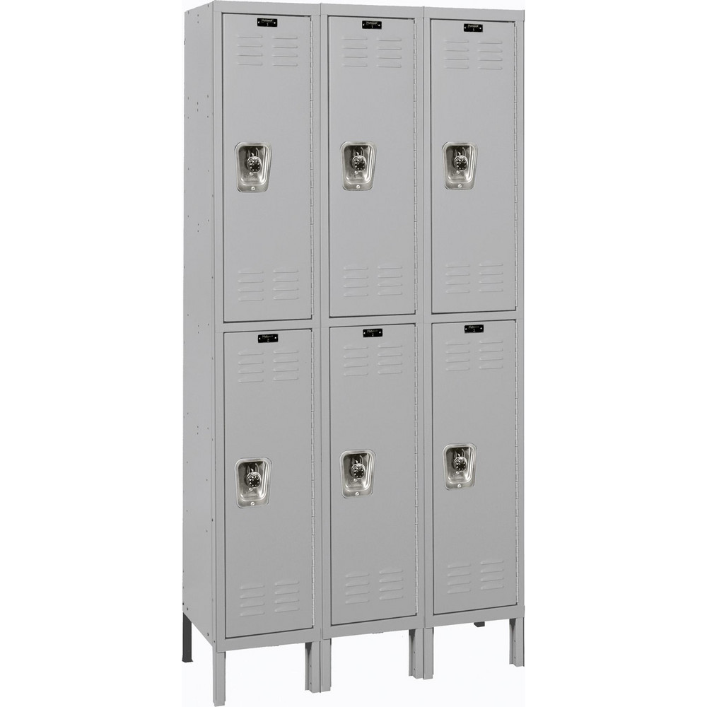 Hallowell - Horizontal Locker: 36" Wide, 18" Deep, 78" High, Latch ...