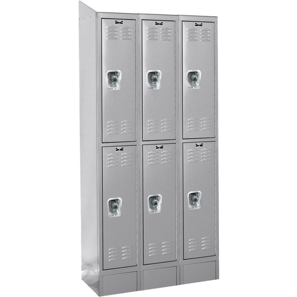 Hallowell - Horizontal Locker: 36" Wide, 12" Deep, 78" High, Latch ...