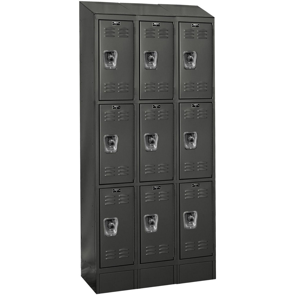 Hallowell - Horizontal Locker: 36" Wide, 15" Deep, 78" High, Latch ...