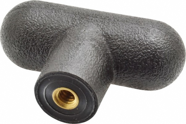 Gibraltar - 1/4-20 Hole Thread, 2-1/4" Head Length, Thermoplastic, Female Insert Bar / Wing Knob ...