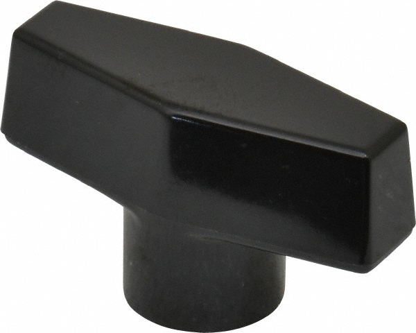 Gibraltar - 5/16-18 Hole Thread, 2" Head Length, Thermoplastic, Female Insert Bar / Wing Knob ...