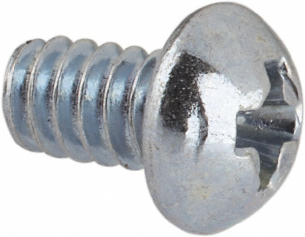 Value Collection - Machine Screw: #4-40, 3/16" Length Under Head, Round ...