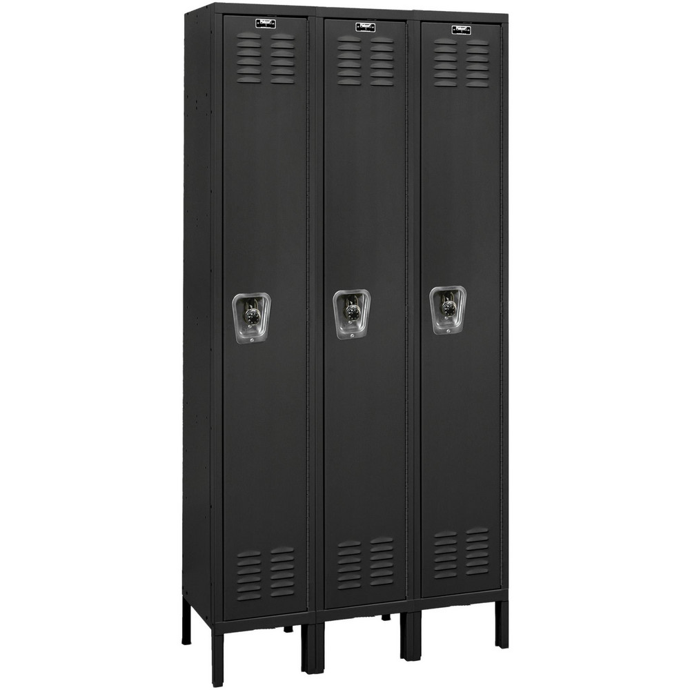 Hallowell - Horizontal Locker: 36" Wide, 12" Deep, 78" High, Latch ...