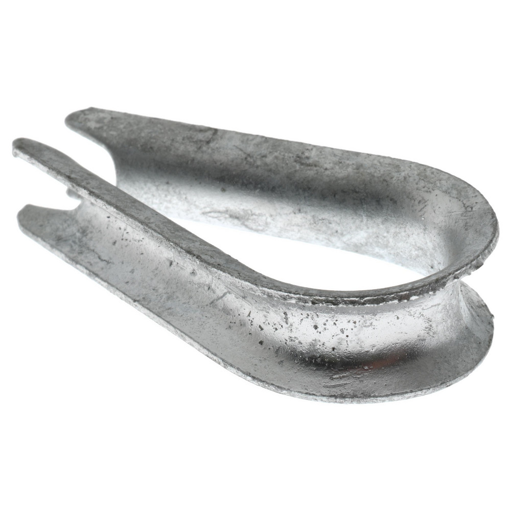 Value Collection - Wire Rope Thimble Clip: 1/4" Rope Dia, Steel | MSC ...