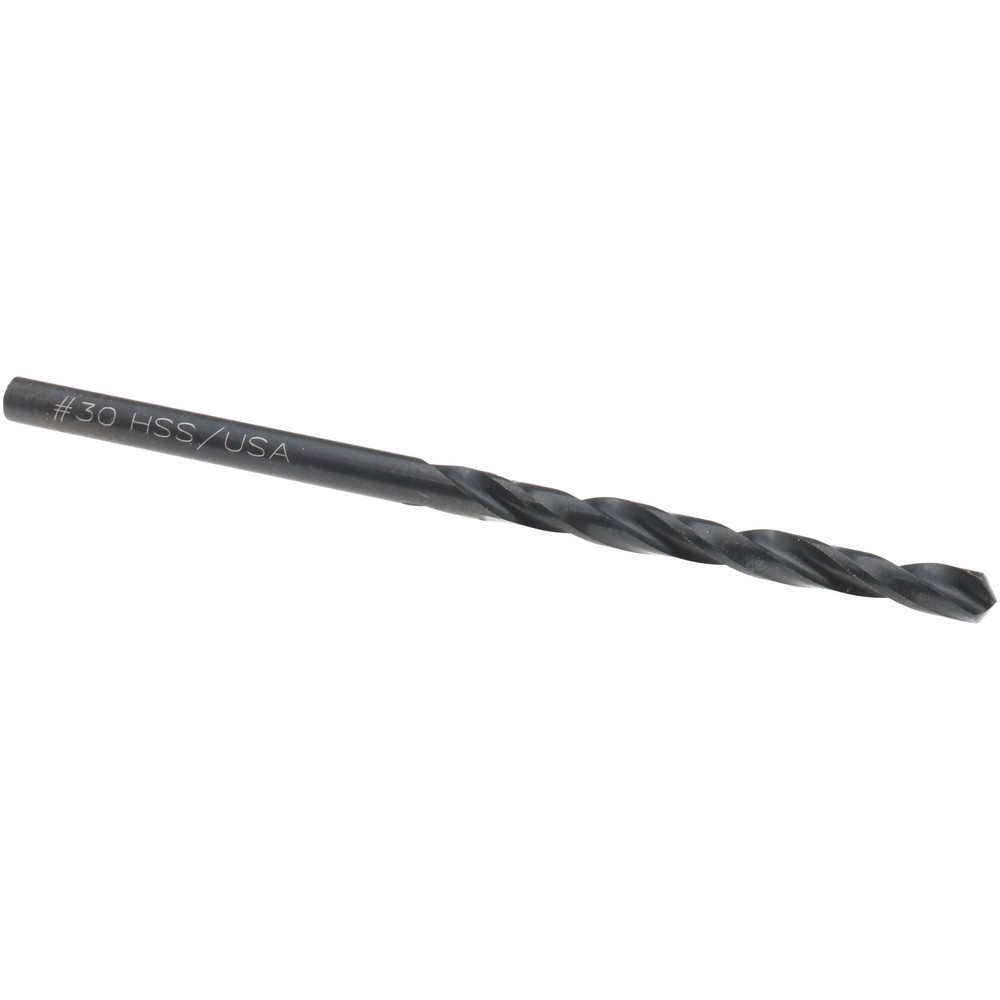 Titan USA - Jobber Length Drill Bit: #30 (0.1285) Dia, 118 deg, HSS ...