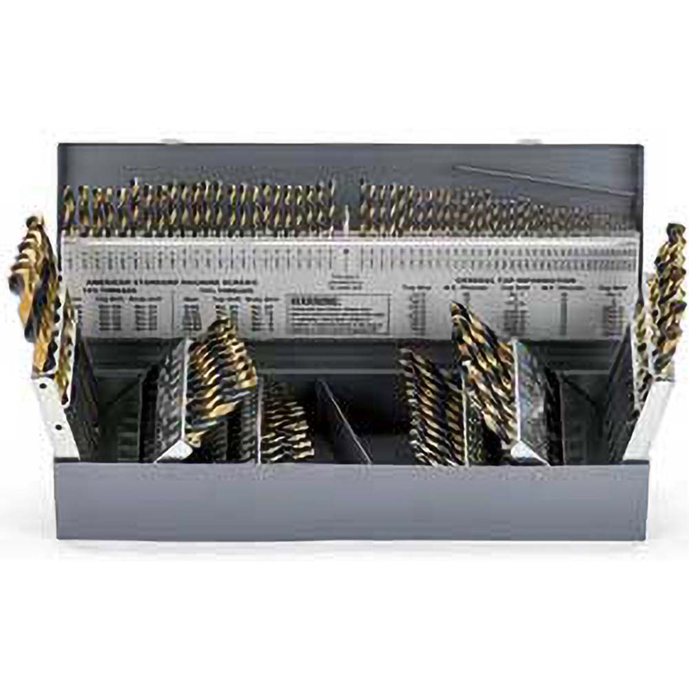Titan USA - Drill Bit Set: Jobber Length Drill Bits, 115 Pc, 0.04" to 0 ...