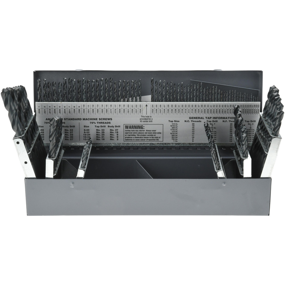 Titan USA - Drill Bit Set: Jobber Length Drill Bits, 115 Pc, 0.04" to 0 ...