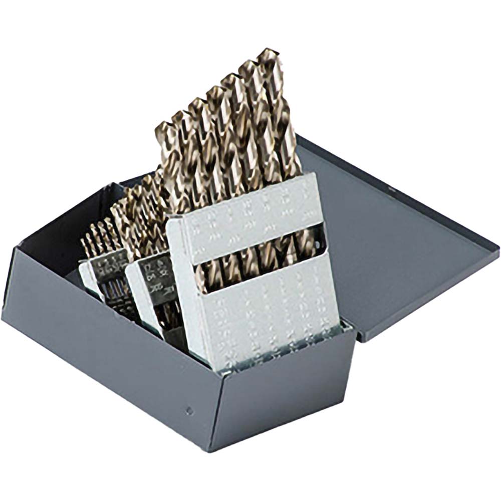 Titan USA Drill Bit Set Jobber Length Drill Bits 0 0625 To 0 5000