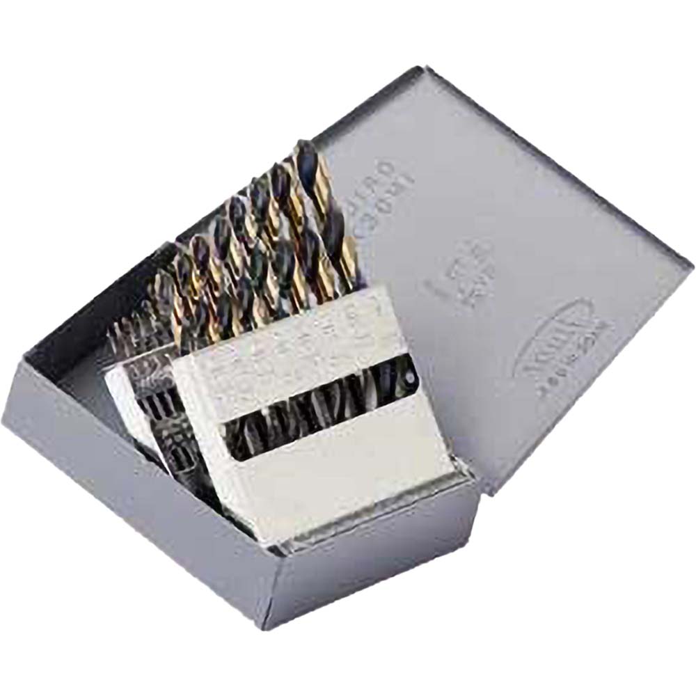 Titan USA - Drill Bit Set: Jobber Length Drill Bits, 21 Pc, 0.0625" to ...