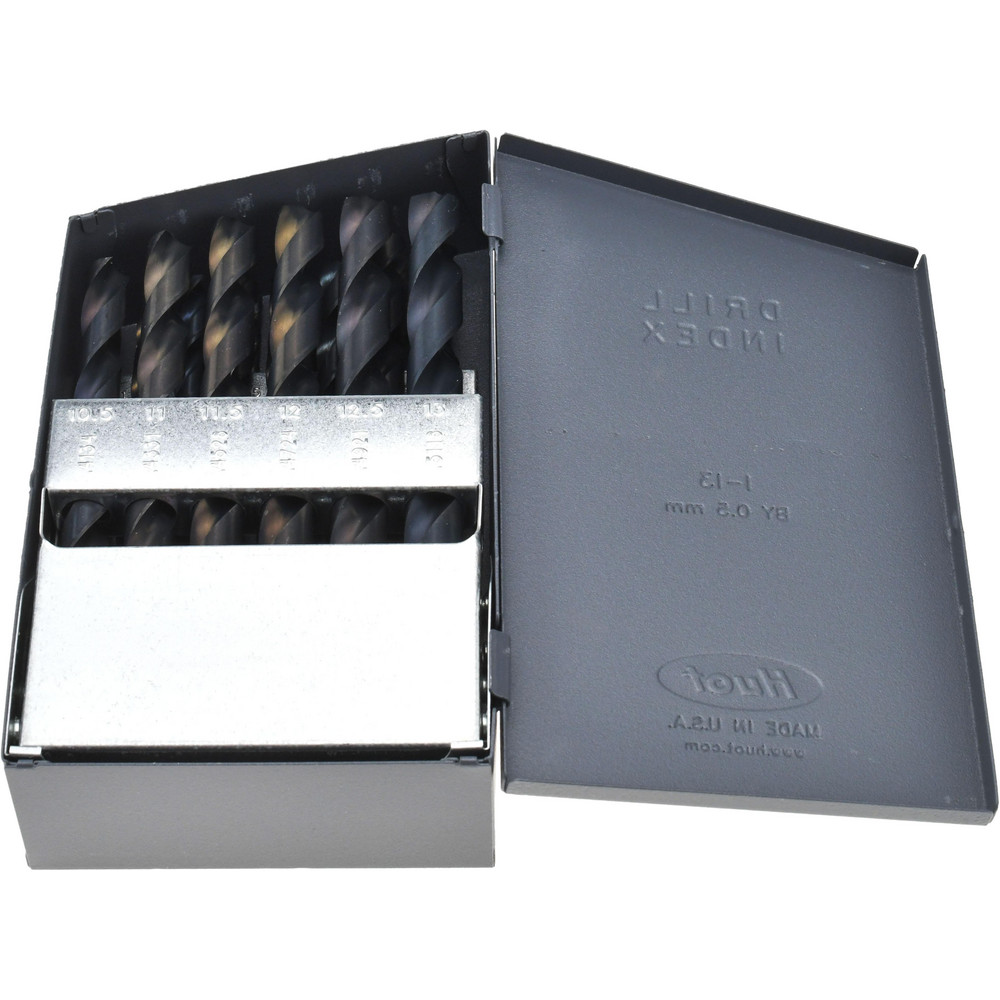 Titan USA - Drill Bit Set: Jobber Length Drill Bits, 25 Pc, 118 °, High ...