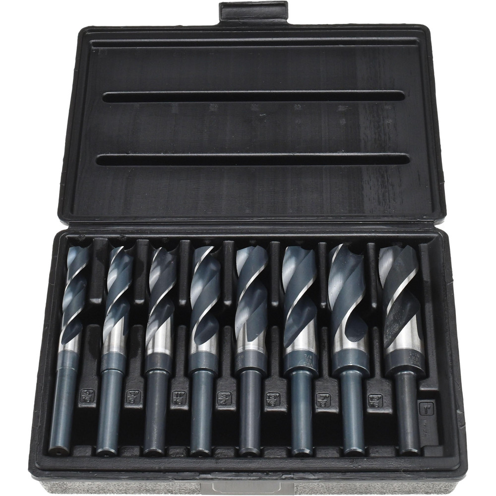 Titan USA - Drill Bit Set: Reduced Shank Drill Bits, 8 Pc, 0.5625" to 1 ...