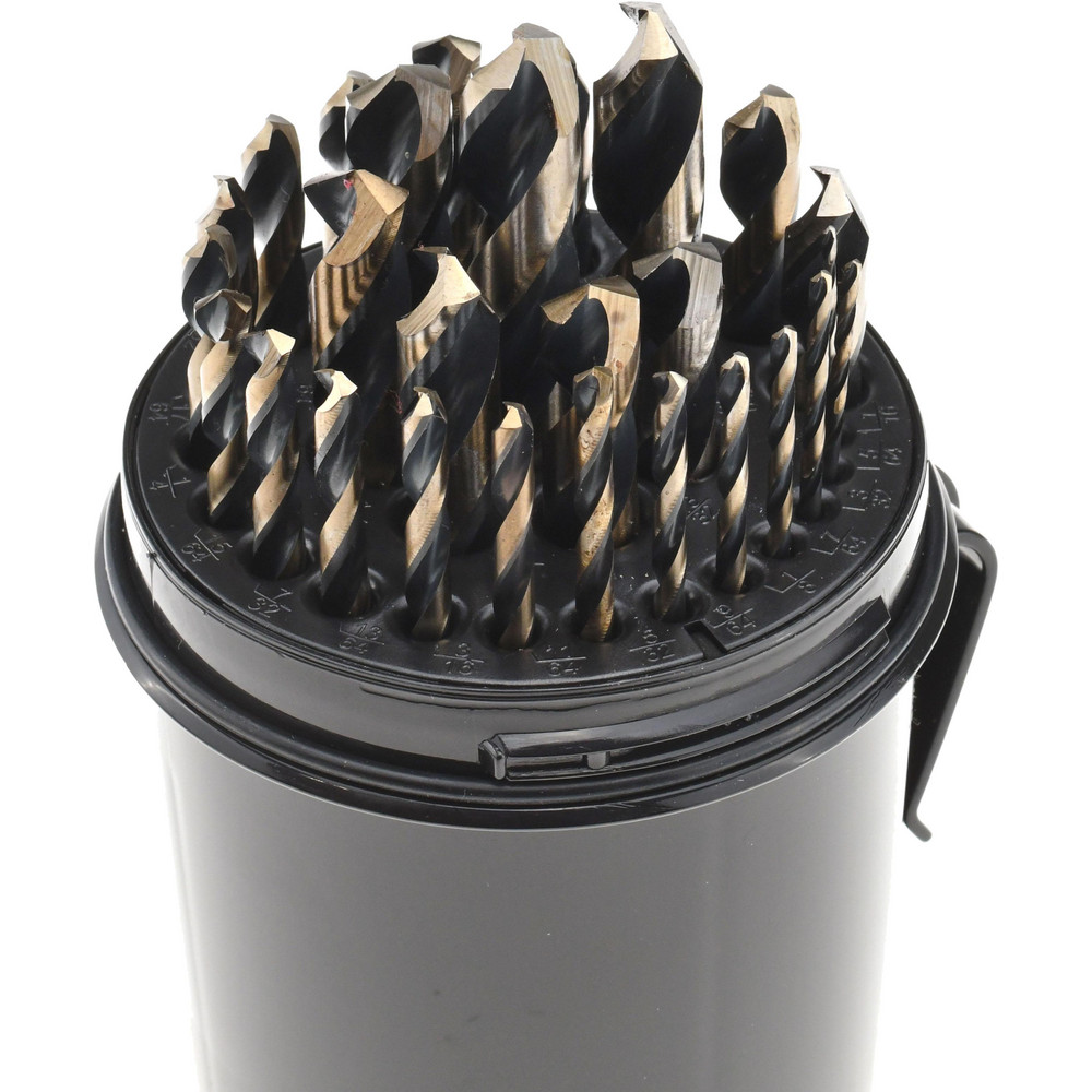 Titan USA - Drill Bit Set: Jobber Length Drill Bits, 29 Pc, 0.0625" to ...