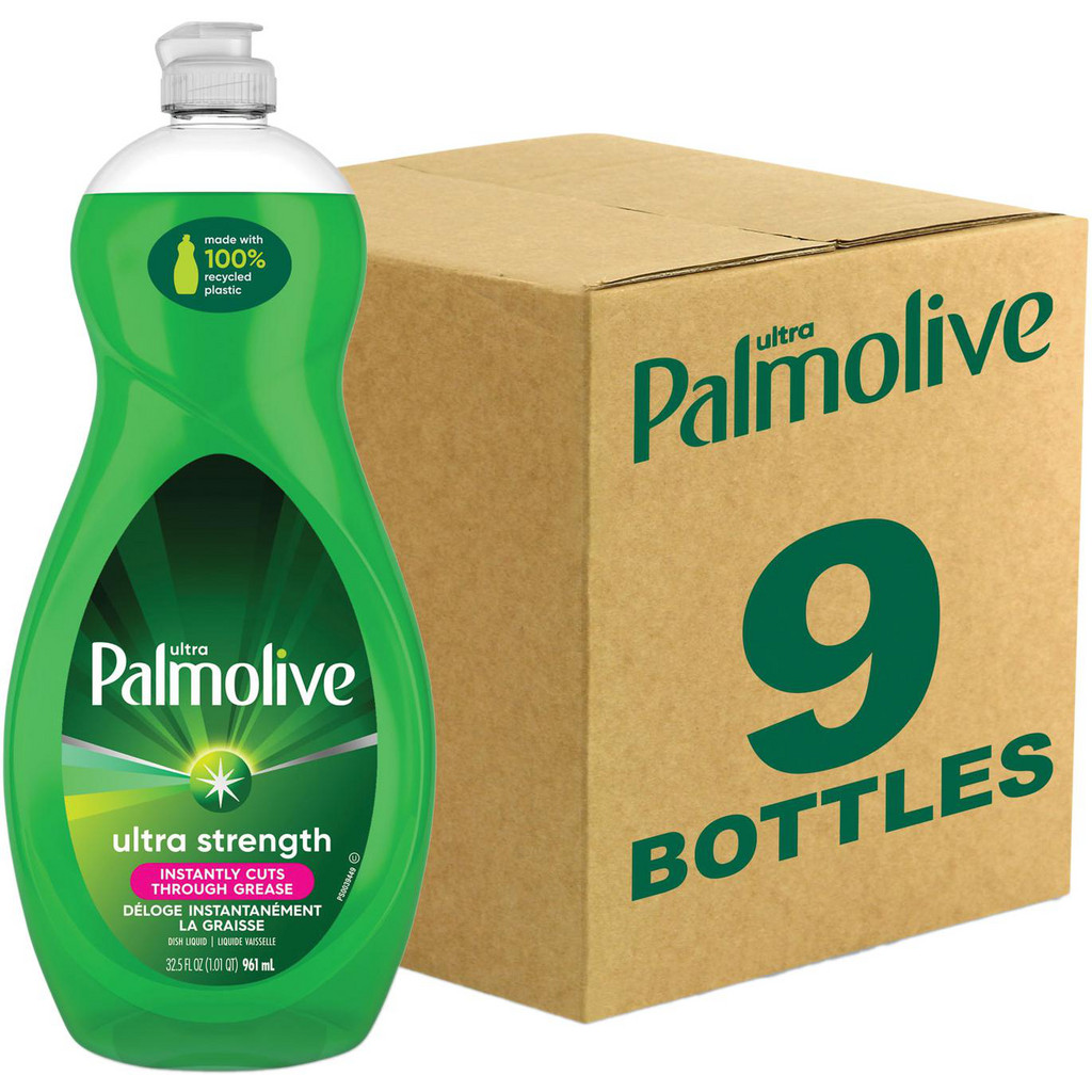 Palmolive - Dishwashing Liquid, Original Green Scent, 32.5 oz Bottle, 9 ...