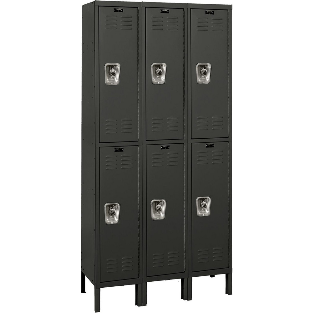 Hallowell - Horizontal Locker: 36" Wide, 12" Deep, 78" High, Latch ...
