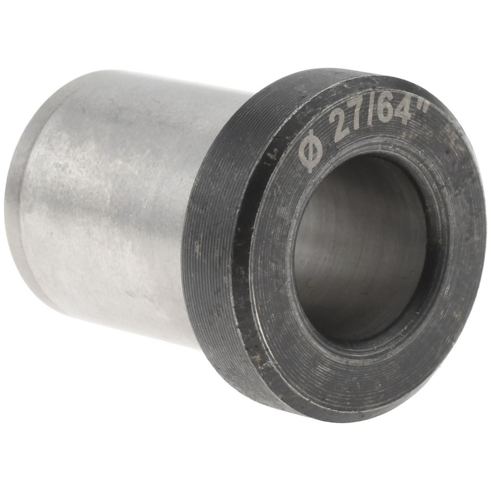 Boneham - Press Fit Headed Drill Bushing: Type H, 27/64" ID, 5/8" Body ...