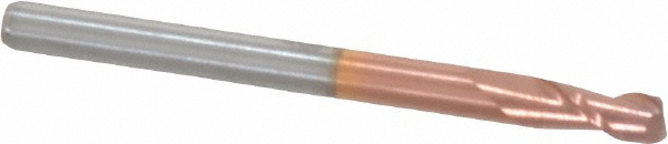 Accupro - 3mm, 6mm LOC, 3mm Shank Diam, 38mm OAL, 2 Flute, Solid ...