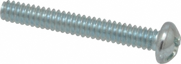 Value Collection - Machine Screw: #6-32 x 1", Round Head, Slotted ...